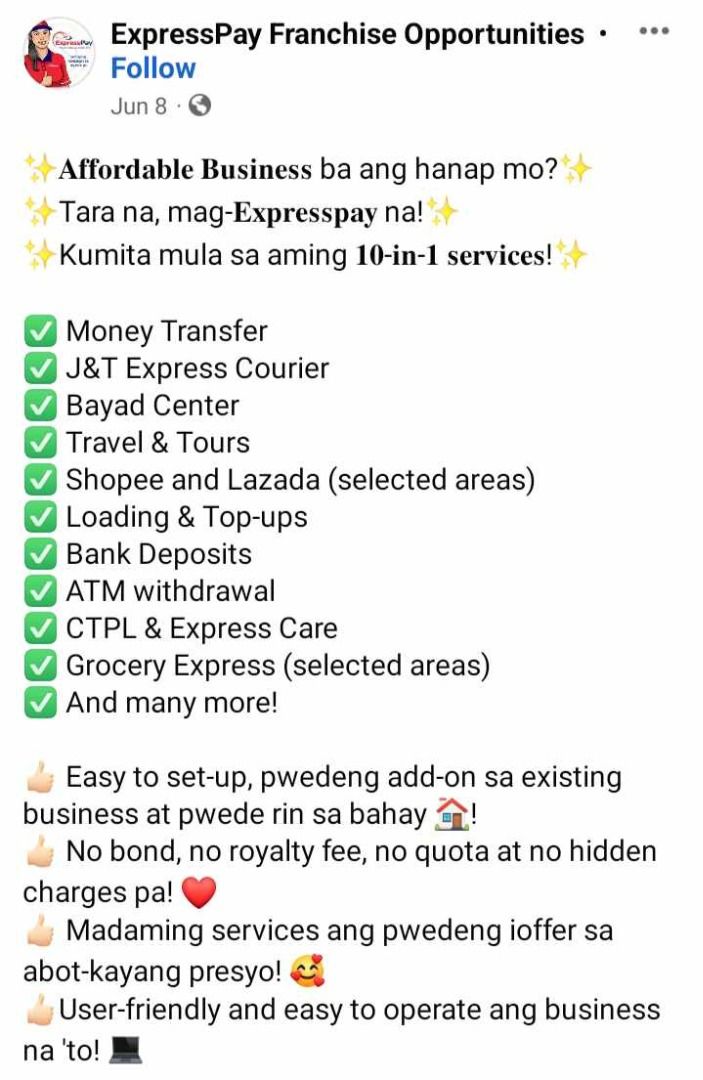 EXPRESSPAY BILLS PAYMENT AND REMITTANCE CENTER on Carousell