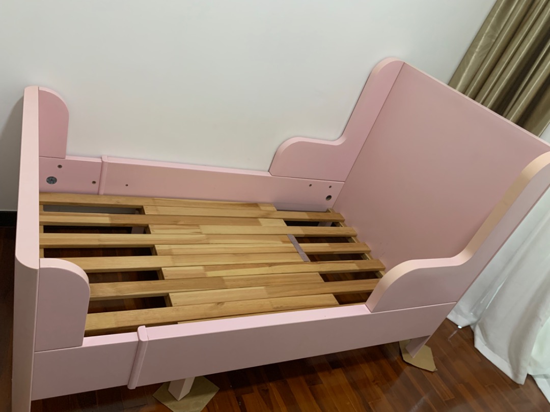 Extendable kid bed, Furniture & Home Living, Furniture, Bed Frames ...