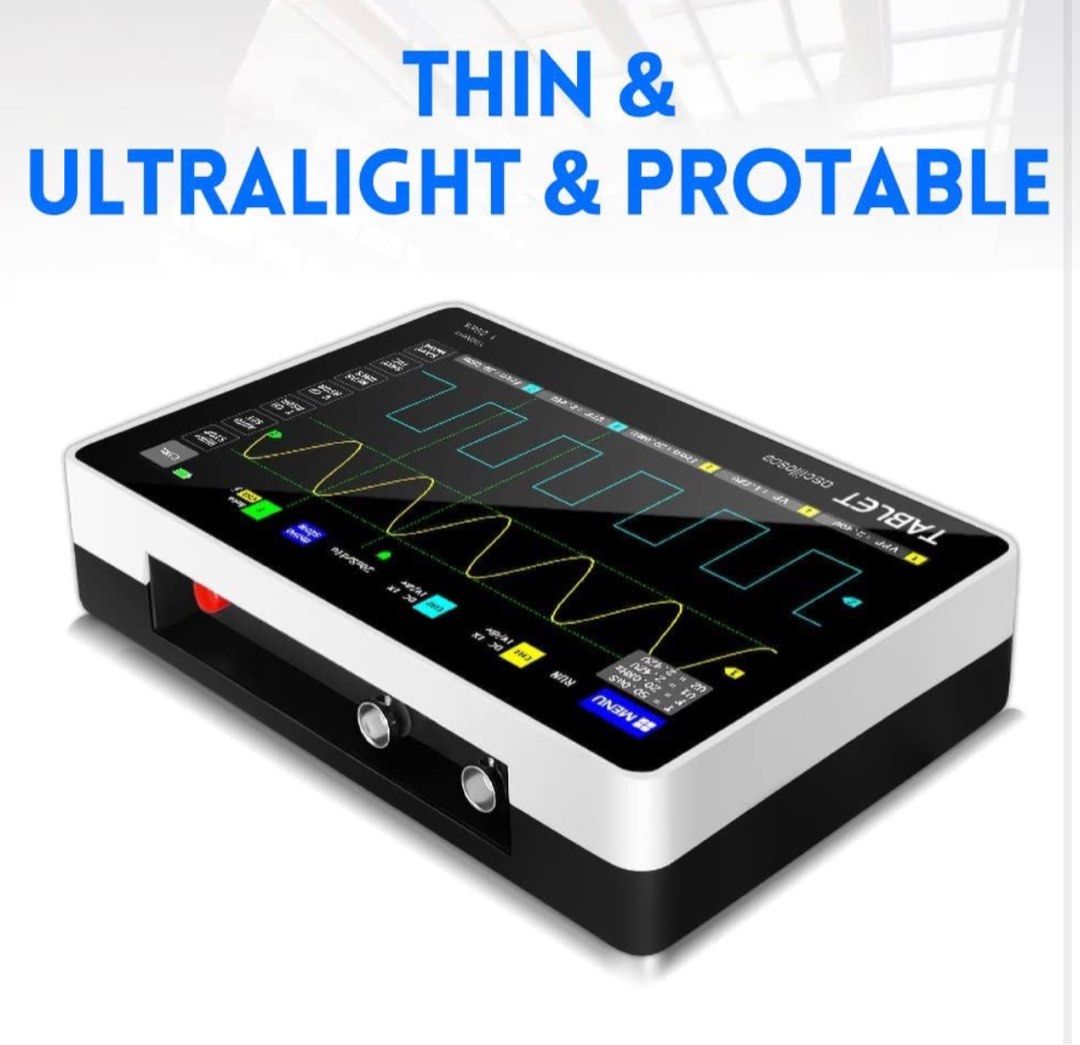 FNIRSI 1013D Oscilloscope - Handheld Tablet Oscilloscope, Portable Digital Storage Oscilloscope ...