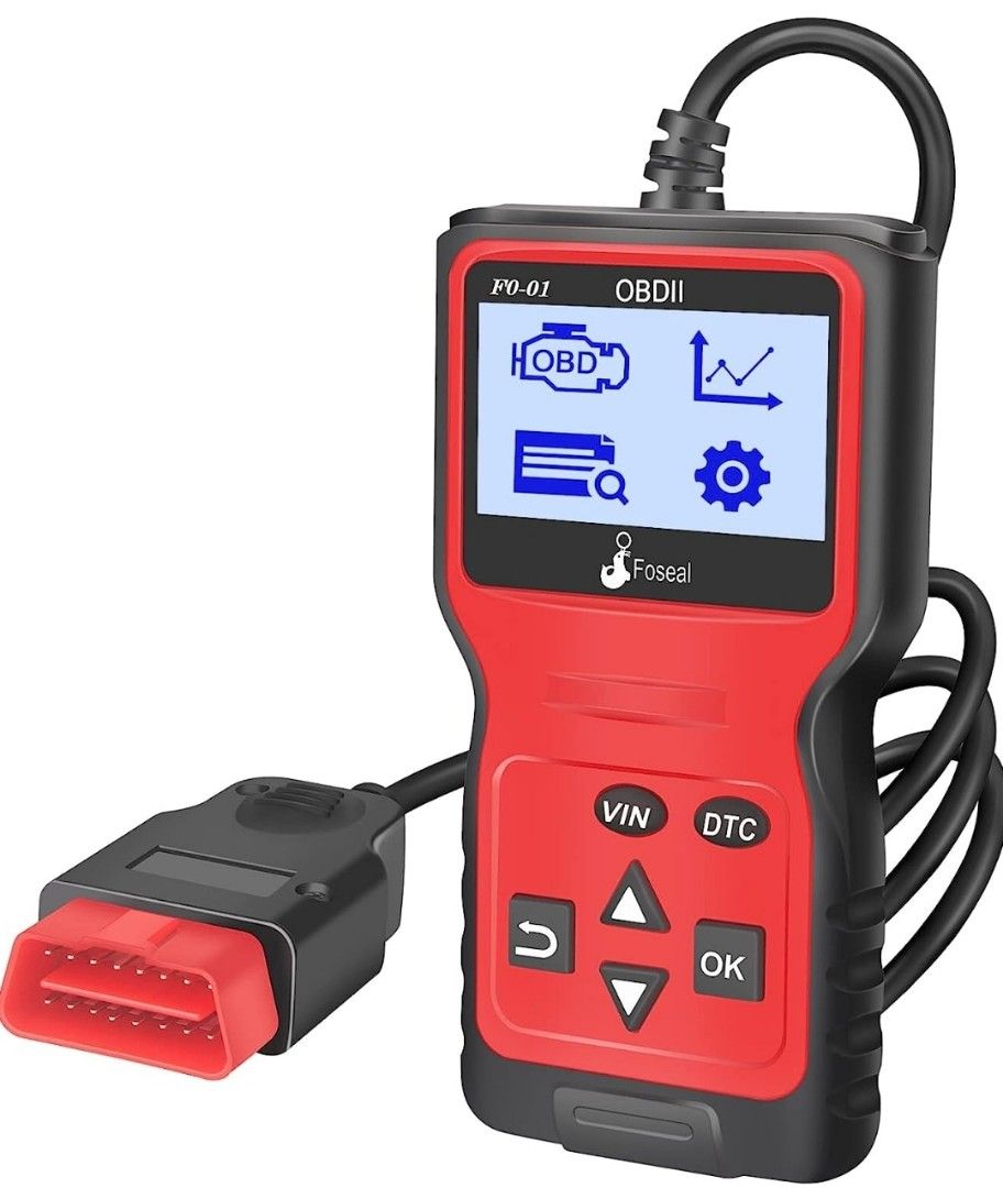 Foseal OBD2 Code Reader, OBD 2 Scanner Professional Enhanced Universal ...