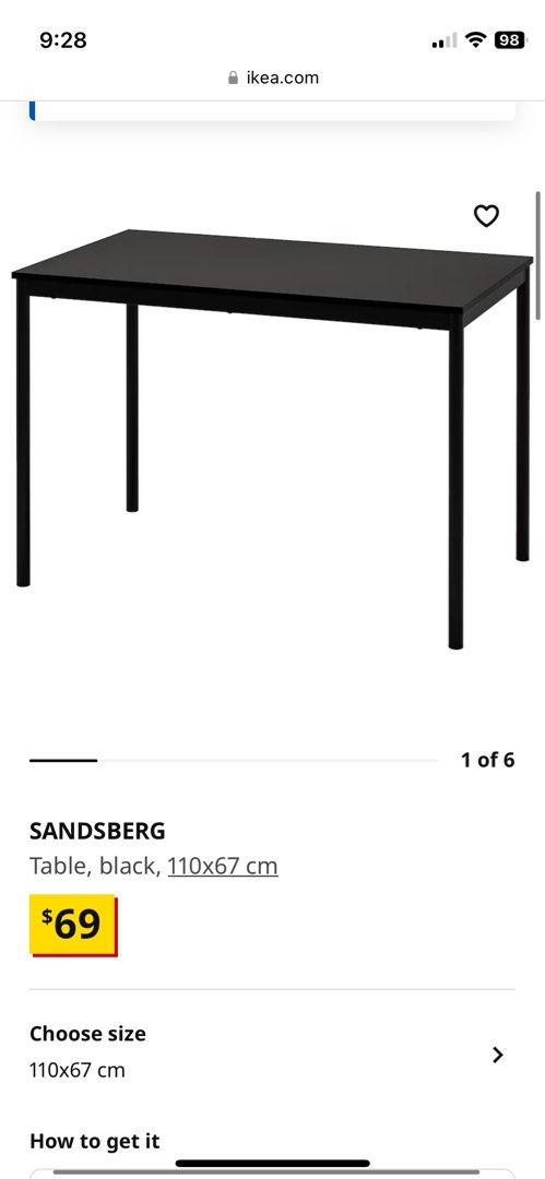 [Free] Preloved Ikea Dining Table, Furniture & Home Living, Furniture ...