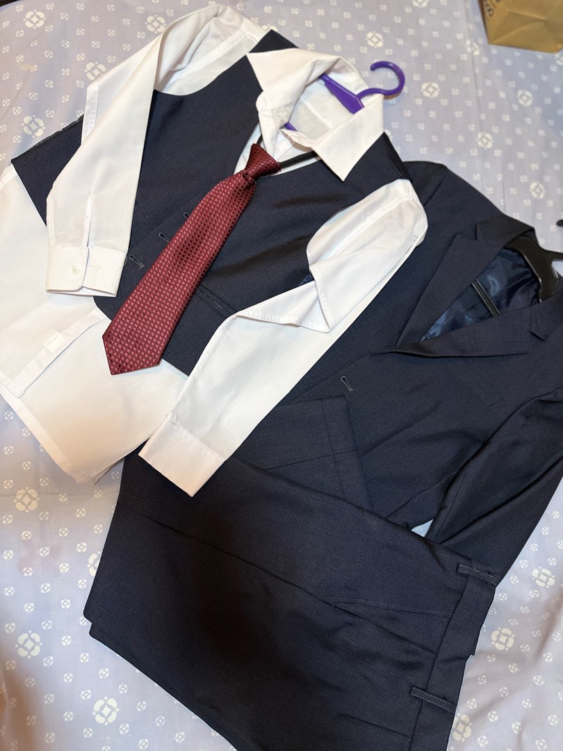 Full set Suit with Pants and Tuxedo on Carousell