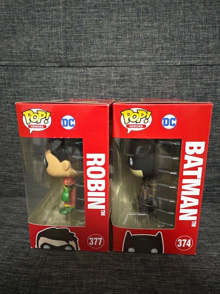 Funko Pop Batman & Robin (2 Pops), Hobbies & Toys, Toys & Games on ...