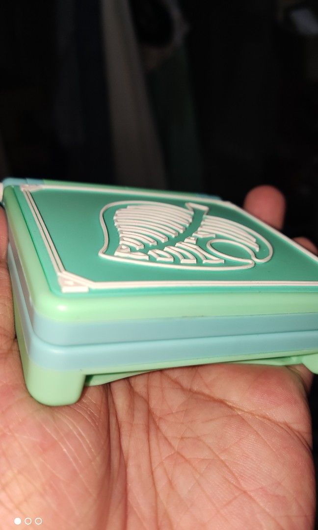 Gameboy Advance SP Pastel Green Animal Crossing Embossed Leaf Design on ...