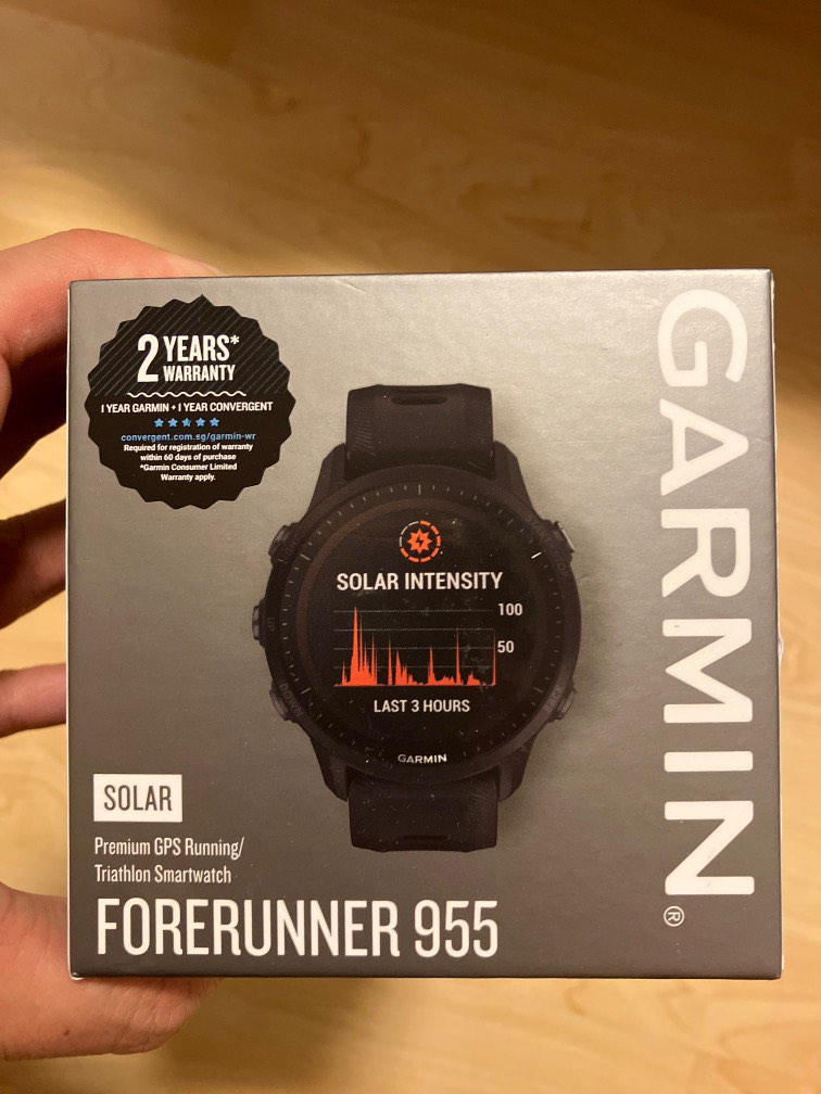 Garmin Forerunner 955 Solar (Black), Mobile Phones & Gadgets, Wearables ...