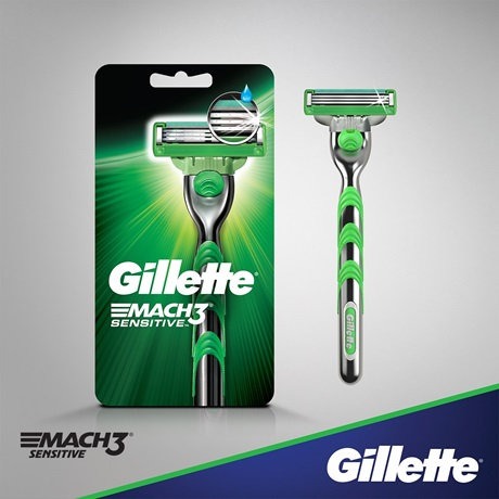 Gillette Mach 3 Sensitive, Beauty & Personal Care, Men's Grooming on ...