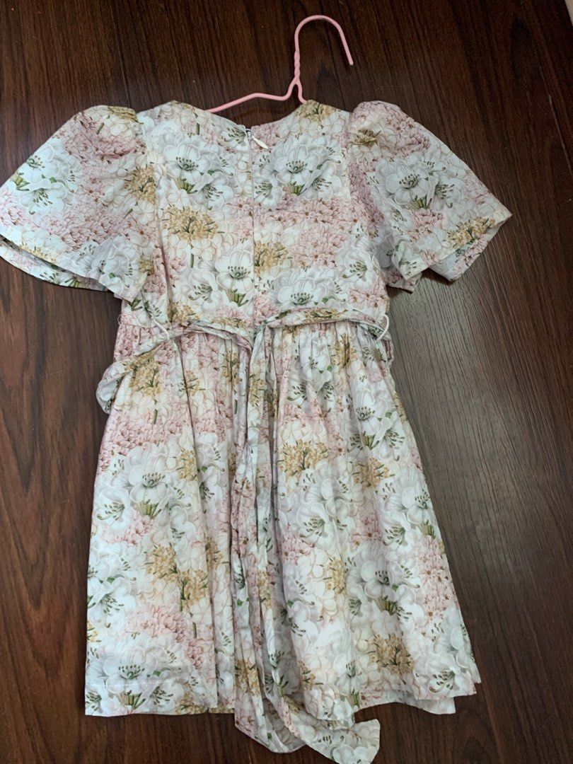 Gingersnap Floral Bouffant Dress, Babies & Kids, Babies & Kids Fashion ...