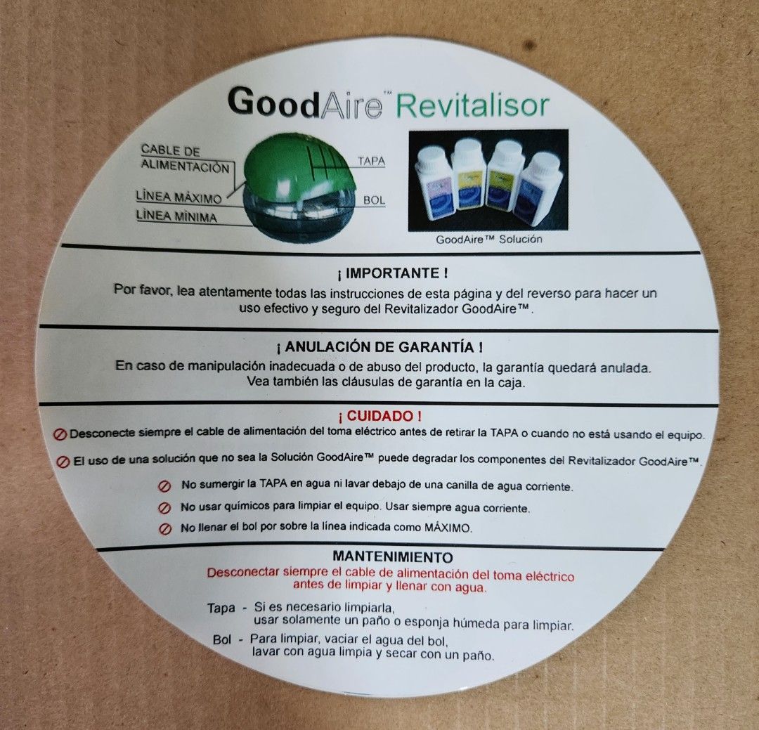 Goodaire Revitalisor, TV & Home Appliances, Air Purifiers ...