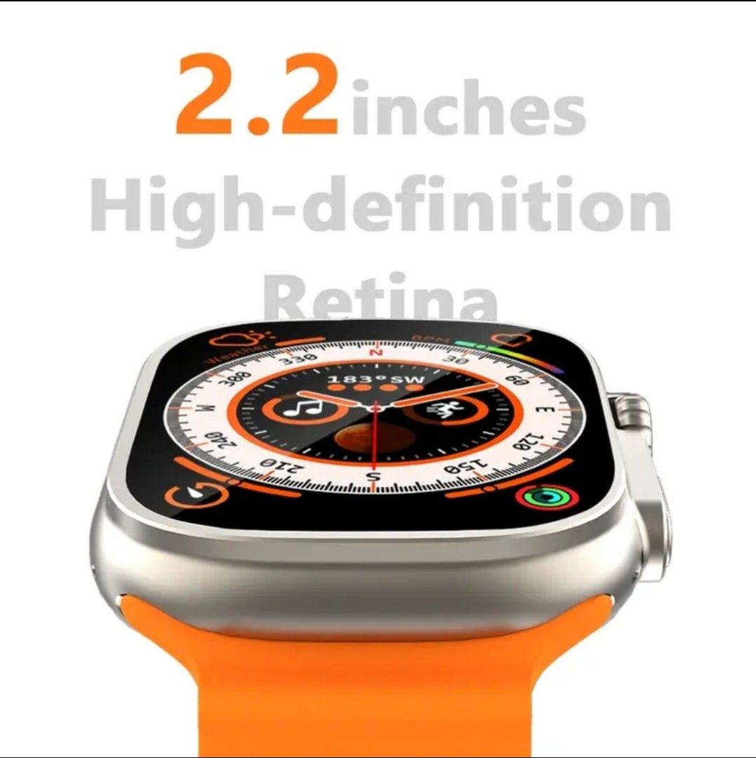 GOOJODOQ Ultra 1:1 Series 8 2.2inch Sports IP68 Waterproof SmartWatch ...