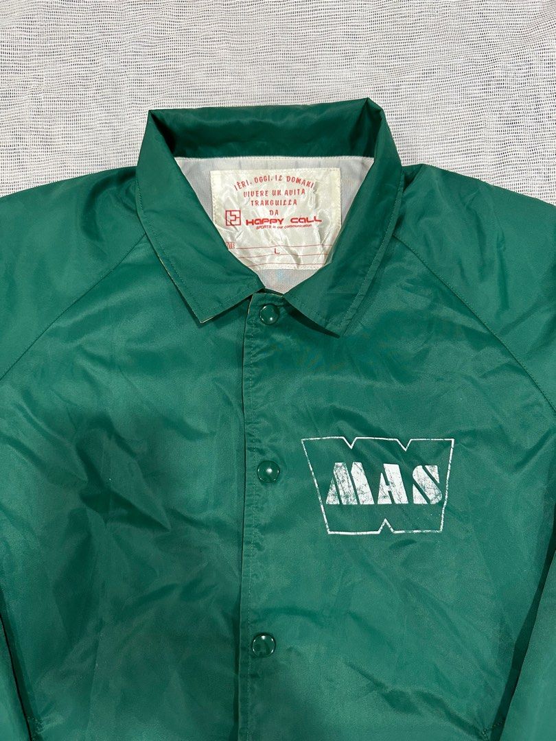 Green Coach Jacket, Men's Fashion, Coats, Jackets and Outerwear on ...