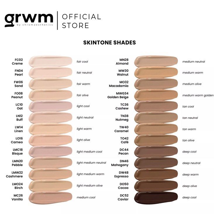 GRWM radiant skin luminous foundation in pearl ( for fair neutral ...