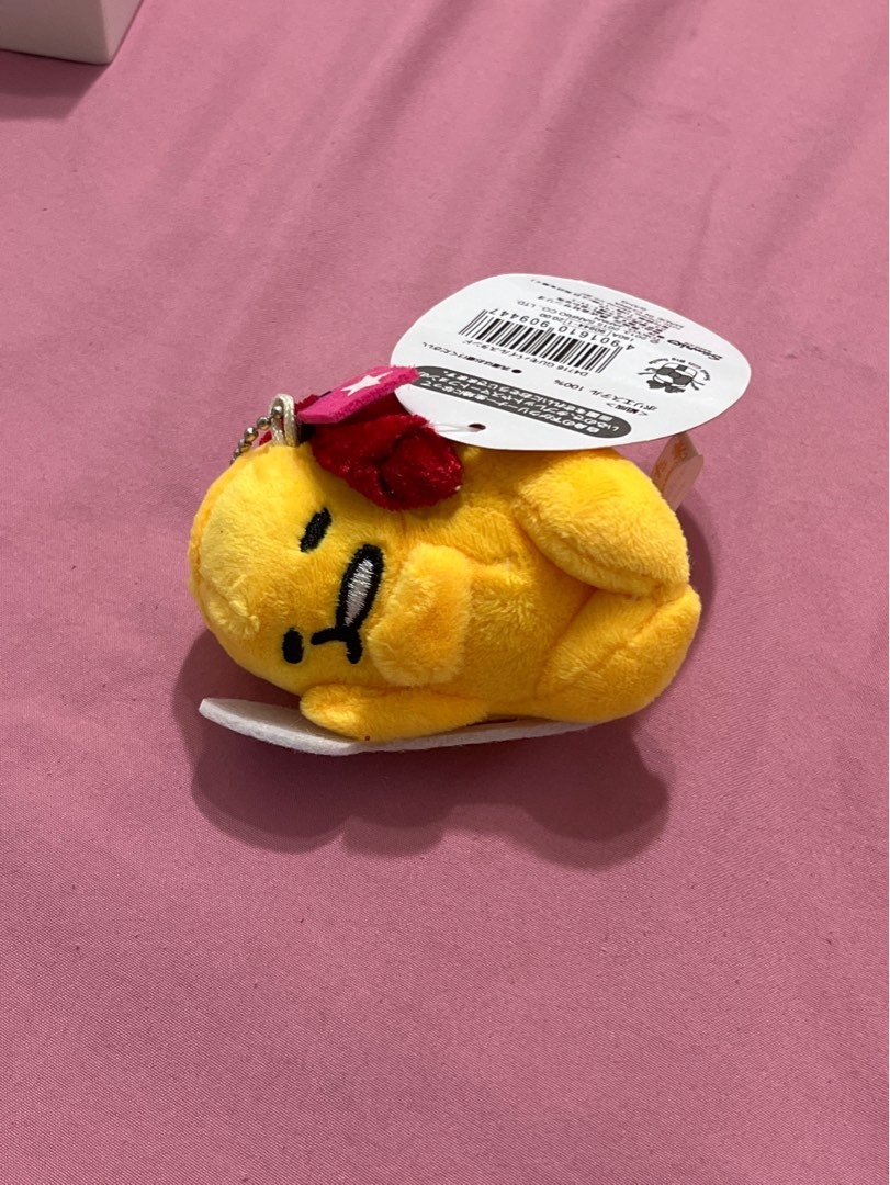 Gudetama Sanrio Keychain soft toy, Hobbies & Toys, Memorabilia ...