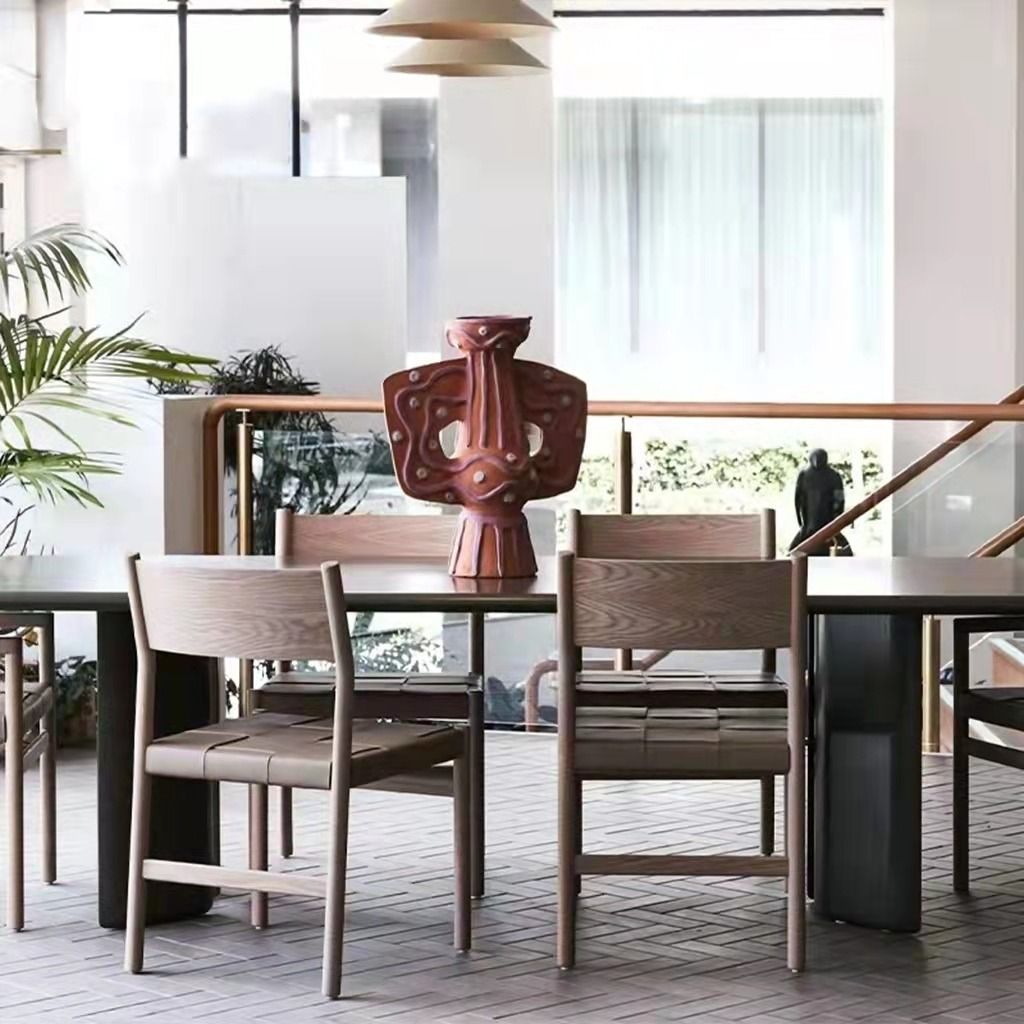 Factory Sale HAKAN COURTYARD Scandinavian Solid Wood Designer Dining ...