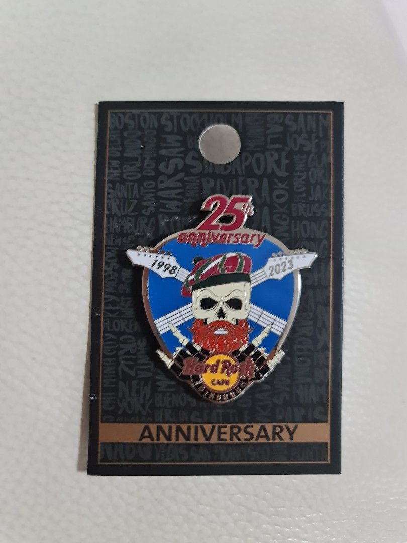 Hard Rock Pin, Hobbies & Toys, Memorabilia & Collectibles, Fan ...