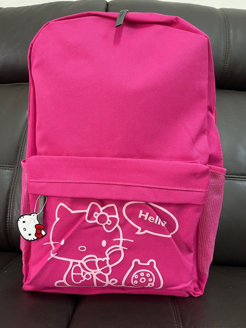 Hello Kitty Pink Backpack, Women's Fashion, Bags & Wallets, Backpacks ...