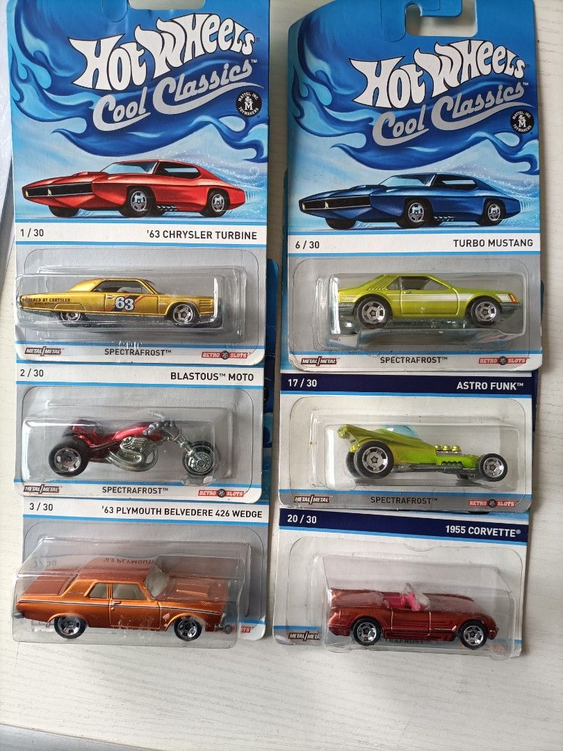 Hotwheels classic set of 5, Hobbies & Toys, Toys & Games on Carousell