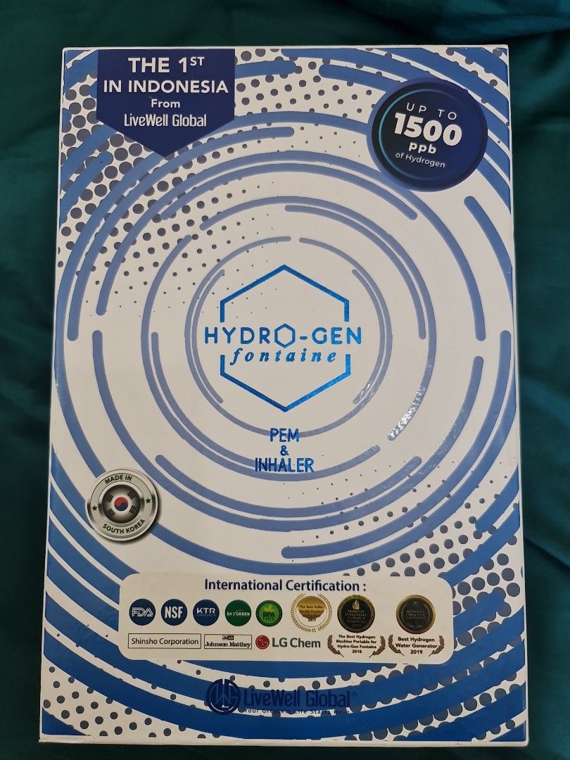 Hydrogen fountaine PEN & INHALER, Kitchen & Appliances di Carousell