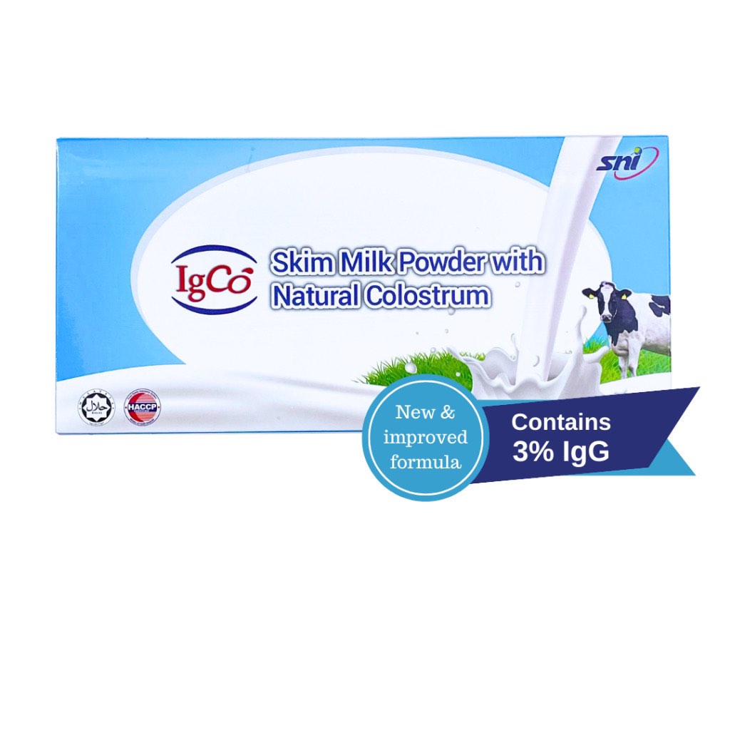 IGCO SKIM MILK WITH NATURAL COLOSTRUM - 30 SACHETS, Health & Nutrition ...
