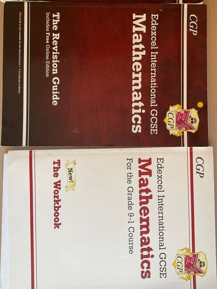 IGCSE CGP MATHS PRACTICE QUESTIONS AND REVISION GUIDE EDEXCEL, 興趣及遊戲, 書本 & 文具, 教科書 - Carousell