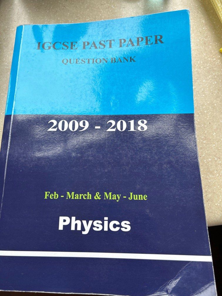 IGCSE past paper question bank - physics, Hobbies & Toys, Books ...