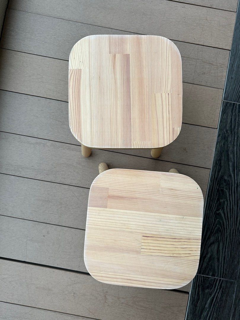 IKEA Flisat Kids Children Stool x 2, Babies & Kids, Baby Nursery & Kids ...