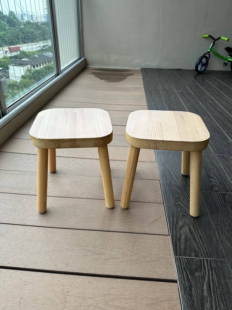 IKEA Flisat Kids Children Stool x 2, Babies & Kids, Baby Nursery & Kids ...