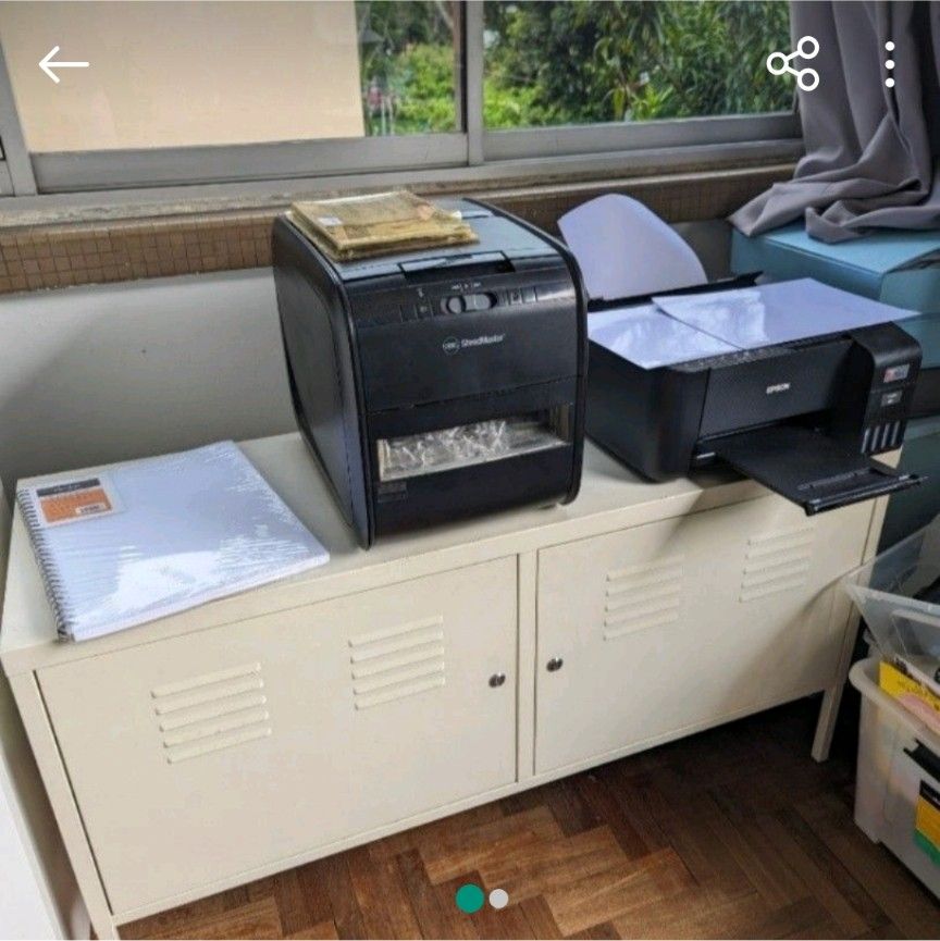 IKEA metal cabinet with lock and key, Furniture & Home Living ...