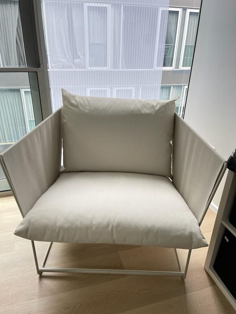 IKEA outdoor armchair HAVSTEN, Furniture & Home Living, Outdoor ...