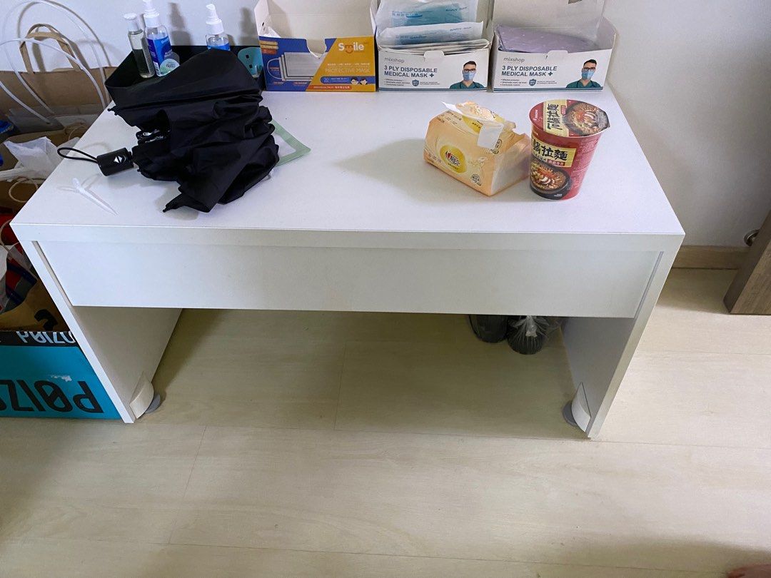 Ikea Smastad Bench (White), Furniture & Home Living, Furniture, Tables ...