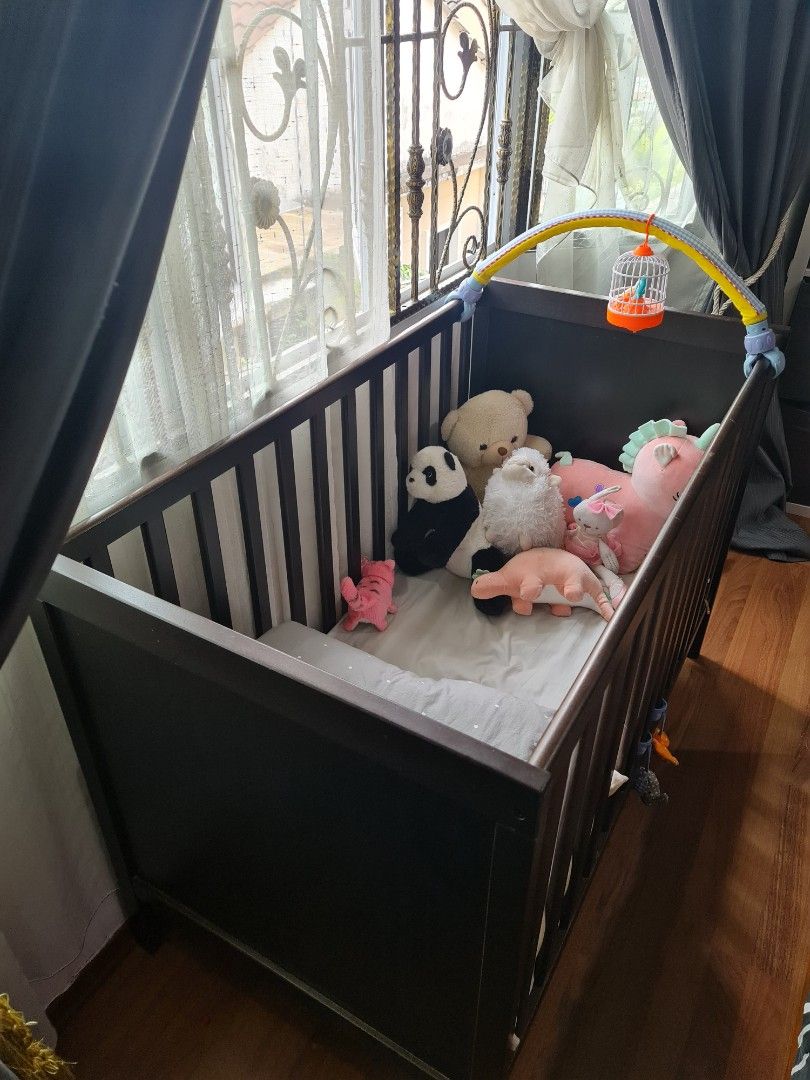 IKEA Sundvik Cot Crib, Babies & Kids, Baby Nursery & Kids Furniture ...
