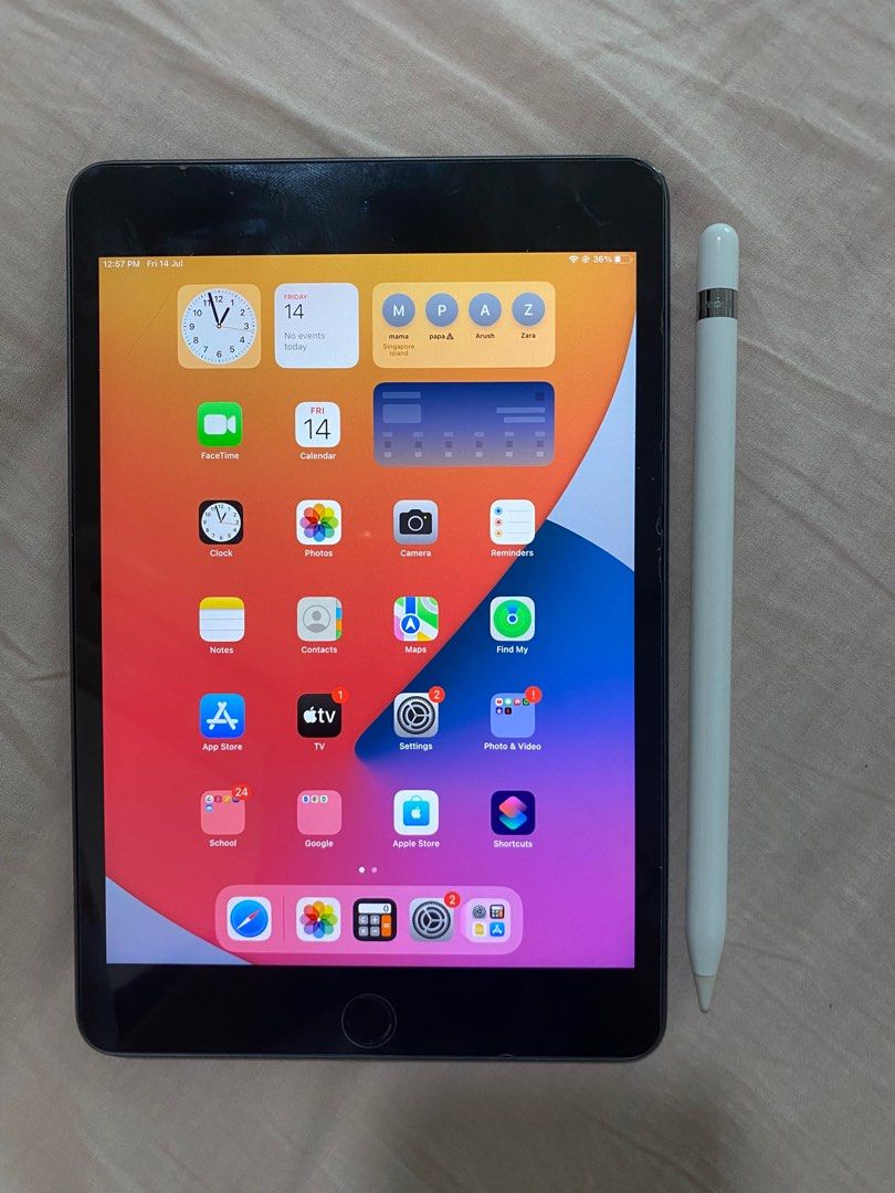 iPad mini 5th gen + first gen Apple Pencil, Mobile Phones & Gadgets ...