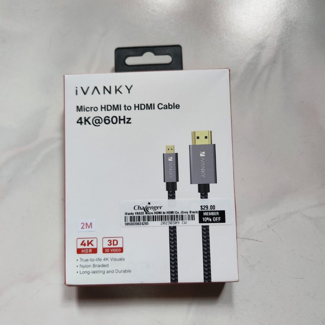 ivanky MICRO HDMI TO HDMI 4k @ 60Hz, Computers & Tech, Parts ...