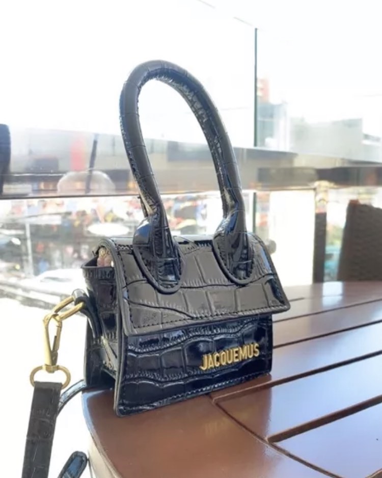 Jacquemus black stone bag, Women's Fashion, Bags & Wallets, Cross-body ...