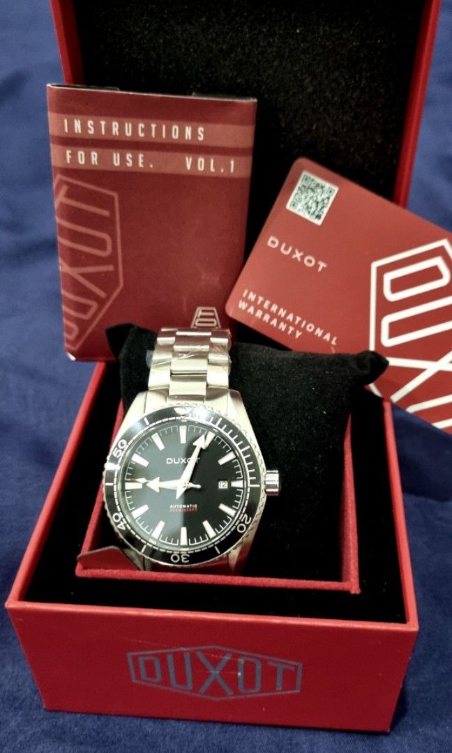 JAM automatic DUXOT Omega TIBURON SAPPHIRE BNIB ORI FULL SET Miyota by ...