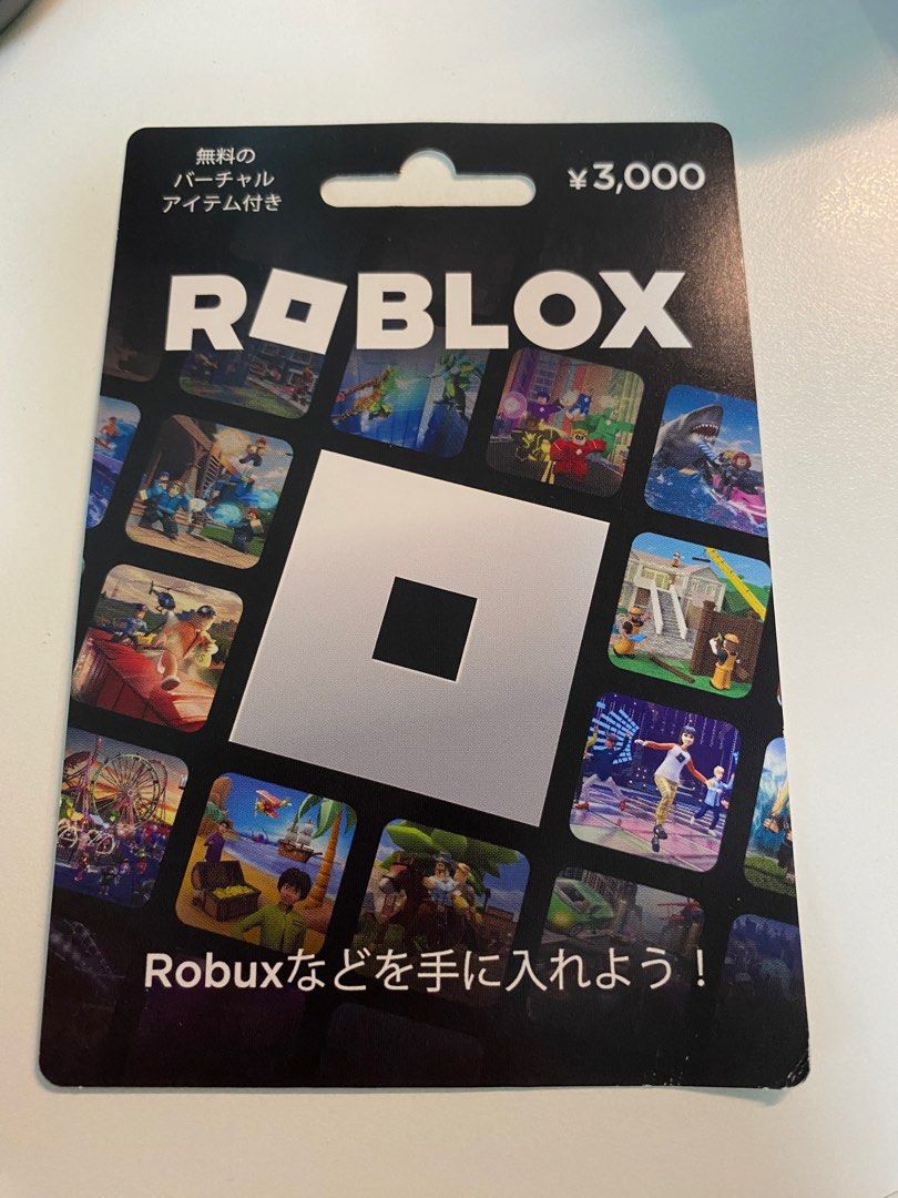 JAPAN ROBLOX gift card, Video Gaming, Gaming Accessories, Game Gift ...