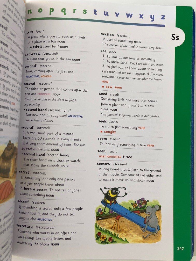 Jolly Dictionary, 興趣及遊戲, 書本 & 文具, 小朋友書 - Carousell