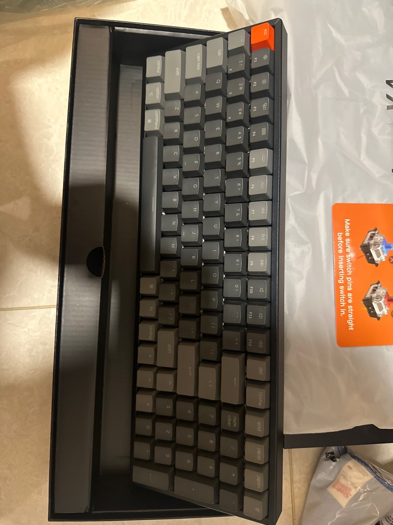 Keychron K4 V2 brownswitch hotswappable RGB, Computers & Tech, Parts ...