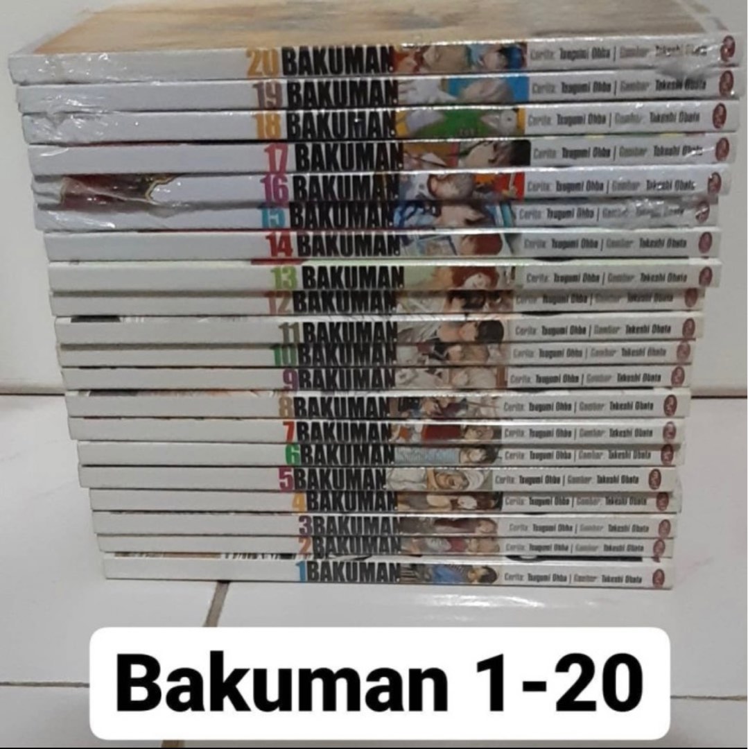 Komik Bakuman Full Set 1-20, Buku & Alat Tulis, Komik dan Manga di Carousell