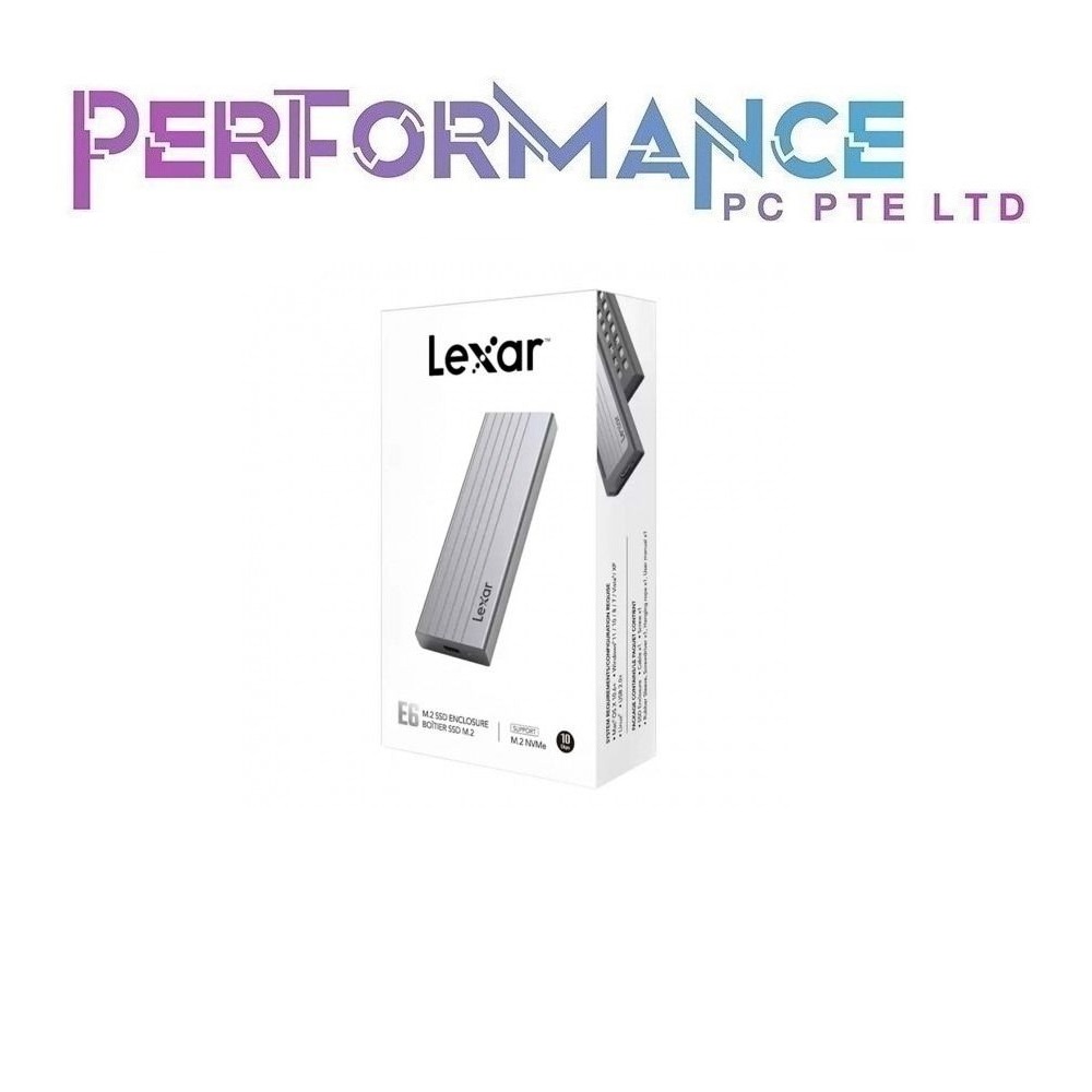 LEXAR E6 M.2 NVME SSD Enclosure (1 YEAR WARRANTY BY TECH DYNAMIC TECHNOLOGY PTE LTD), Computers ...