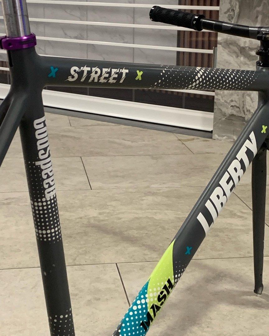 Liberty street v3 frameset for fixie / track, Sports Equipment ...
