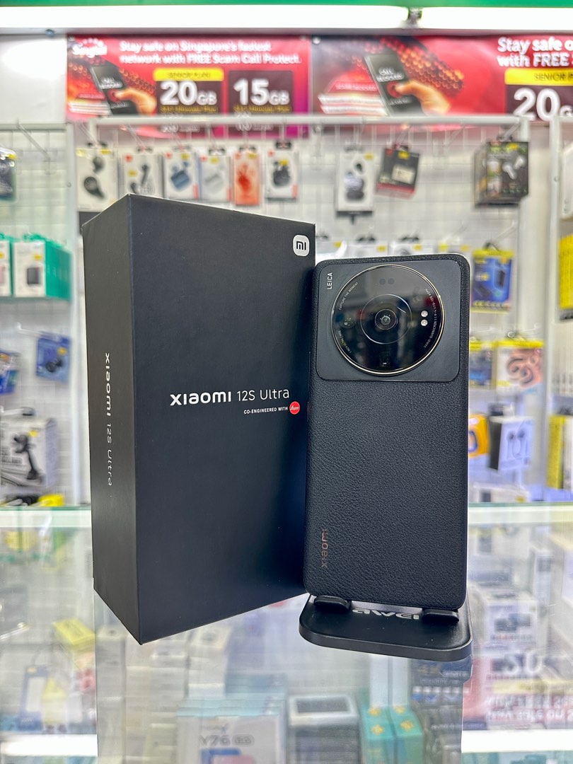 Like New Xiao Mi 12s Ultra 5G 512GB | Xiaomi 12s Ultra | Black, Mobile ...