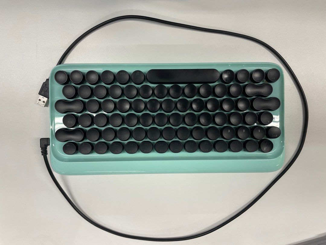 Lofree DOT Typewriter Inspired Bluetooth Mechanical Keyboard Blue ...