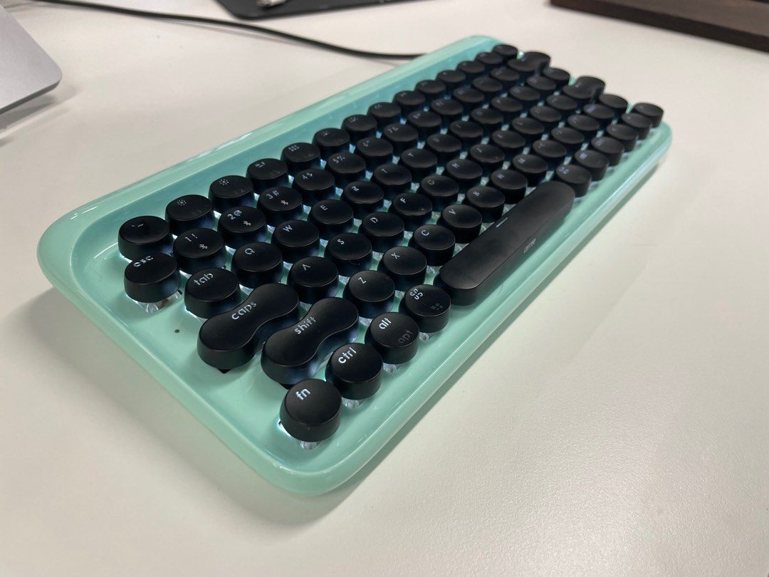 Lofree DOT Typewriter Inspired Bluetooth Mechanical Keyboard Blue ...