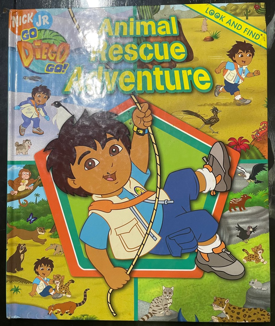 Look and Find Go Diego Go book for kids, Hobbies & Toys, Books & Magazines, Children's Books on ...