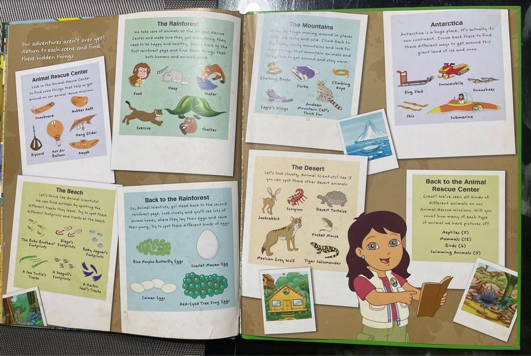 Look and Find Go Diego Go book for kids, Hobbies & Toys, Books ...