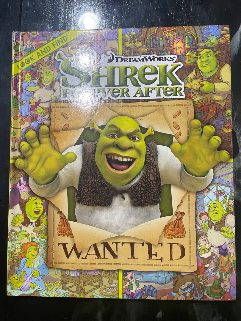 Look and find Shrek book for kids on Carousell