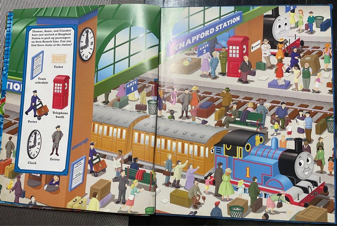 Look and Find Thomas and friends book for kids, Hobbies & Toys, Books ...