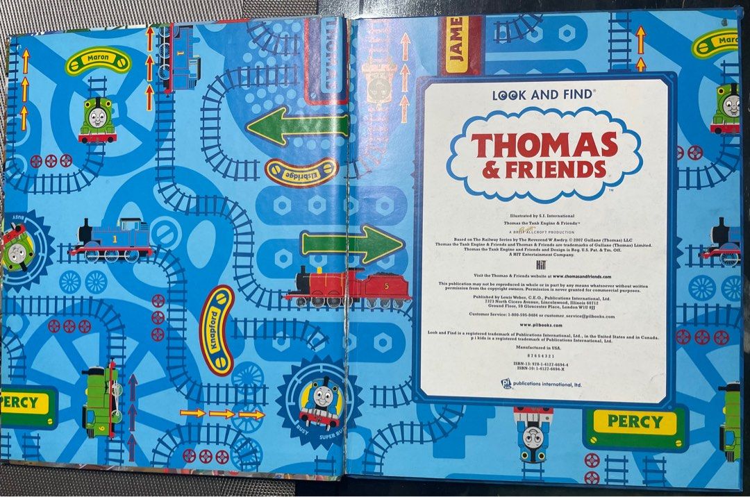 Look and Find Thomas and friends book for kids, Hobbies & Toys, Books ...