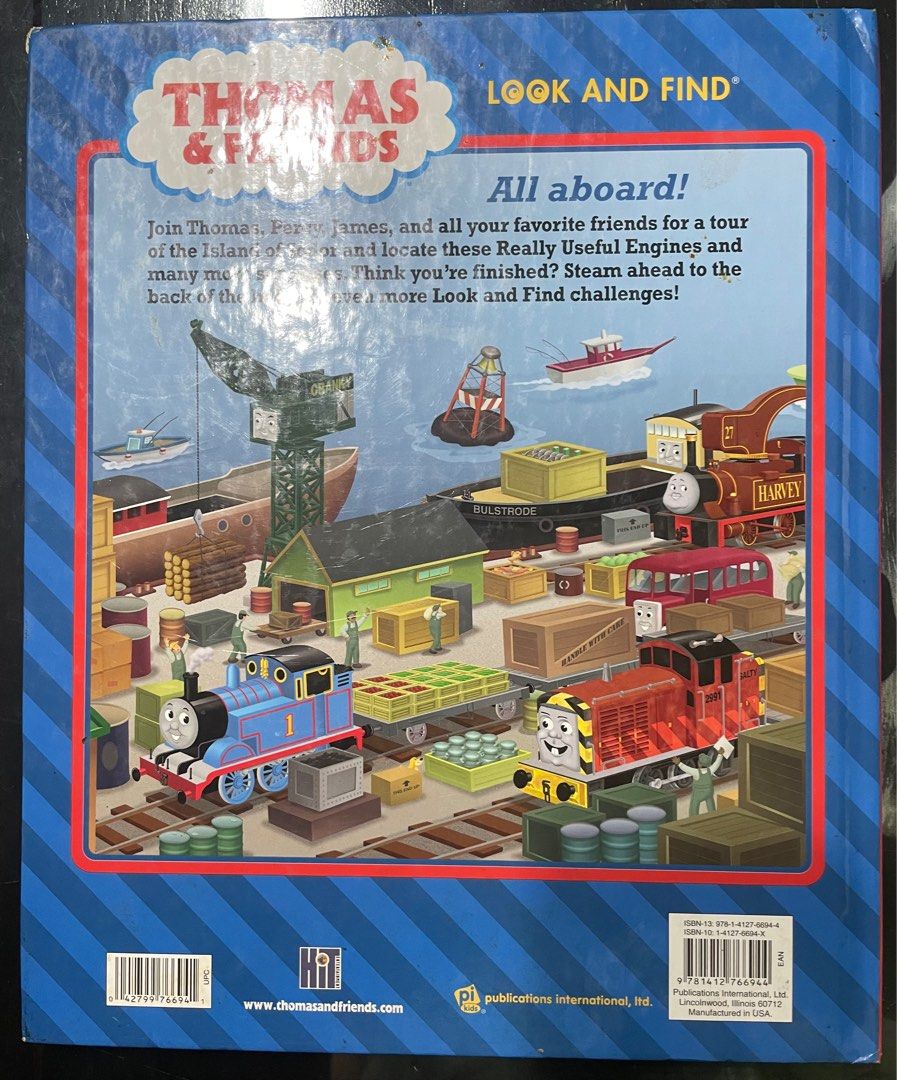Look and Find Thomas and friends book for kids, Hobbies & Toys, Books ...