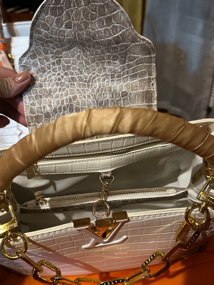LV CAPUCINE in himalayan crocodile on Carousell